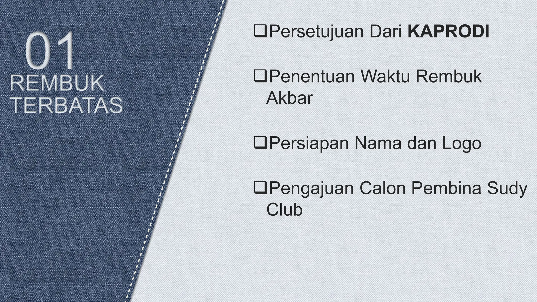 rancangan konsep study club pendidikan agama Islam | PPTX