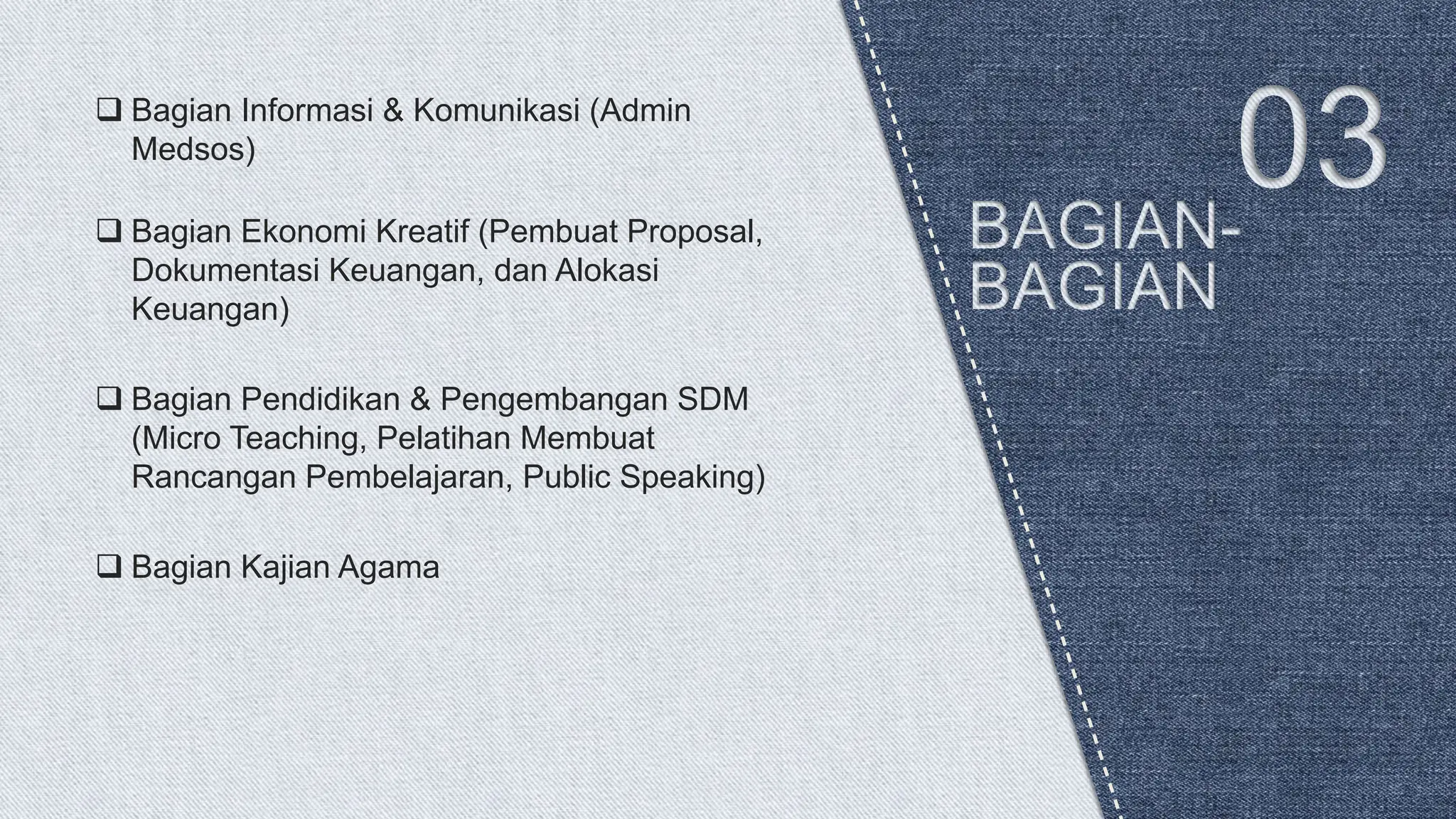 rancangan konsep study club pendidikan agama Islam | PPTX