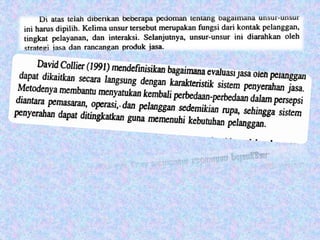 Yulis Setiawati - Rancangan Operasi Jasa | PPT