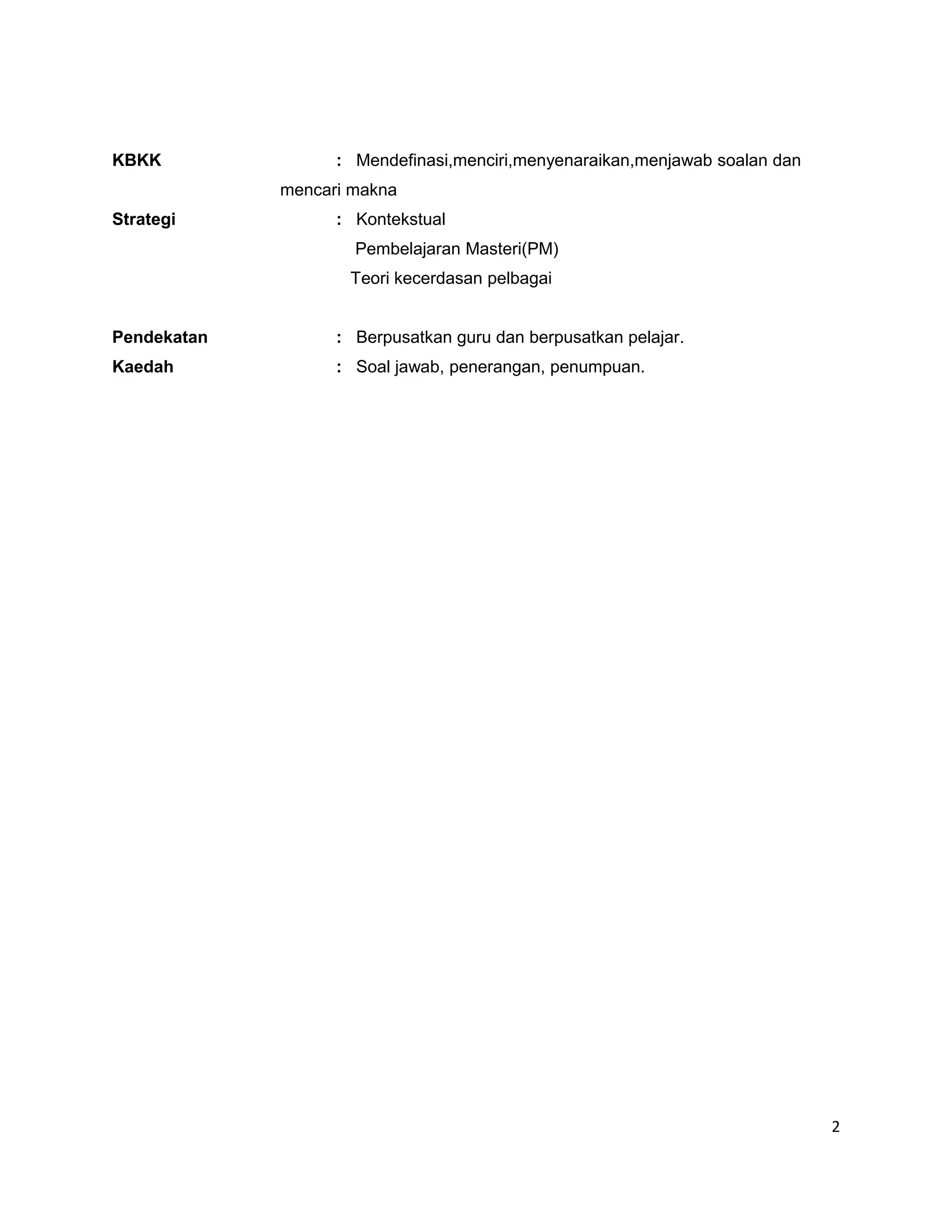 Rancangan pengajaran harian microteaching ekonomi asas form5 | DOC