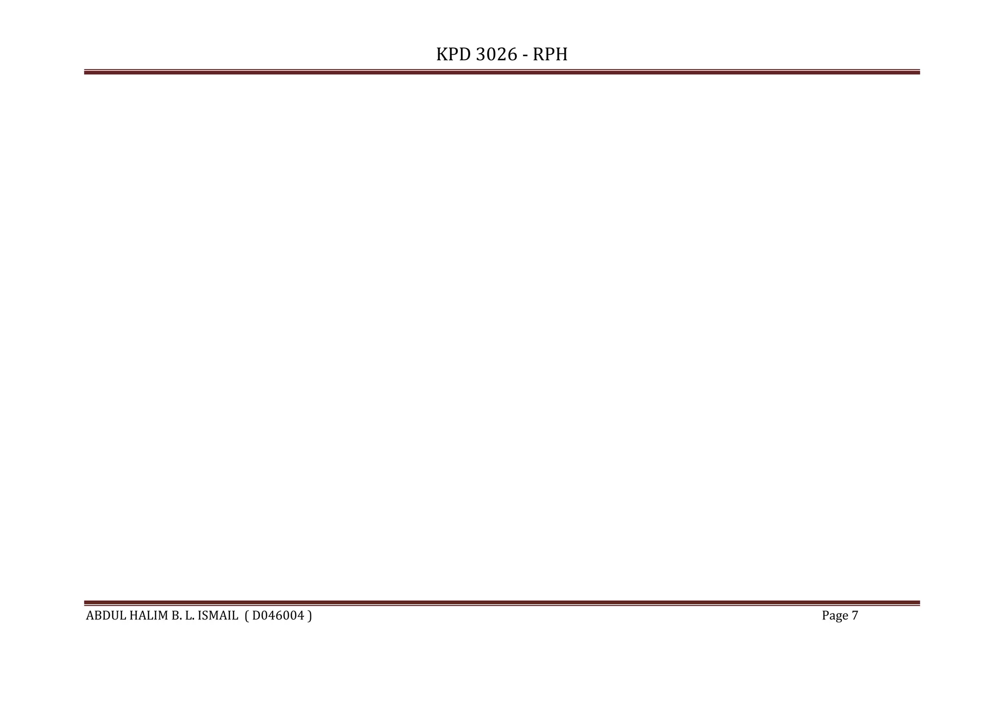 Rancangan pengajaran harian (amali solat) | DOCX