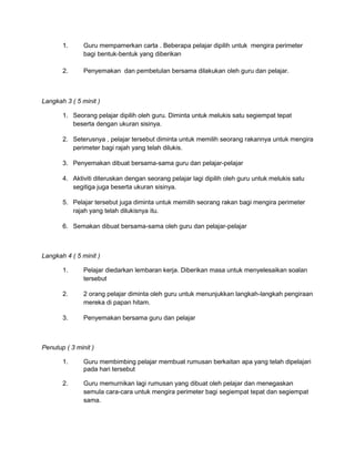 Rancangan pengajaran harian matematik ct hapsyah | PDF