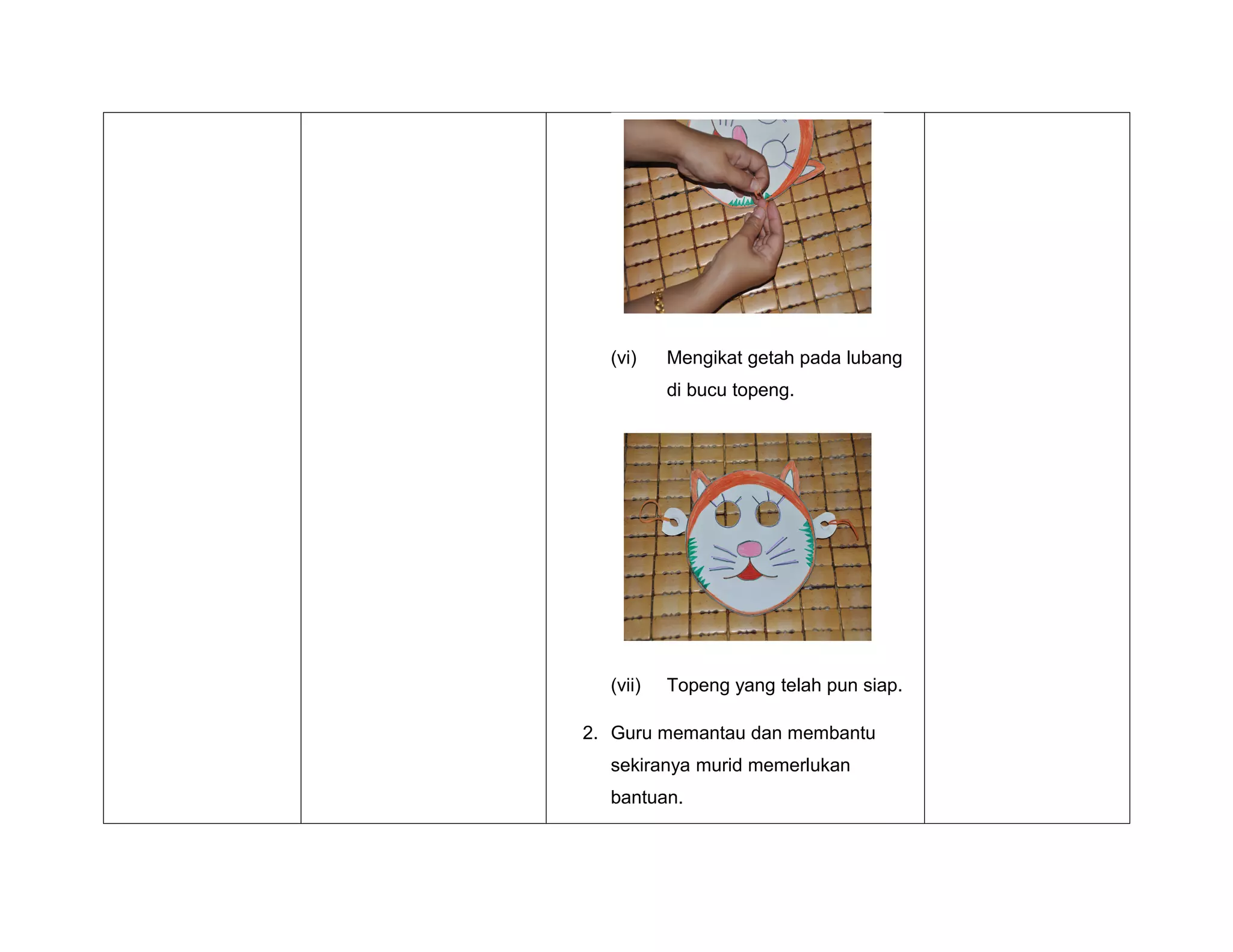 Rancangan pengajaran harian membentuk dan membuat binaan | DOC