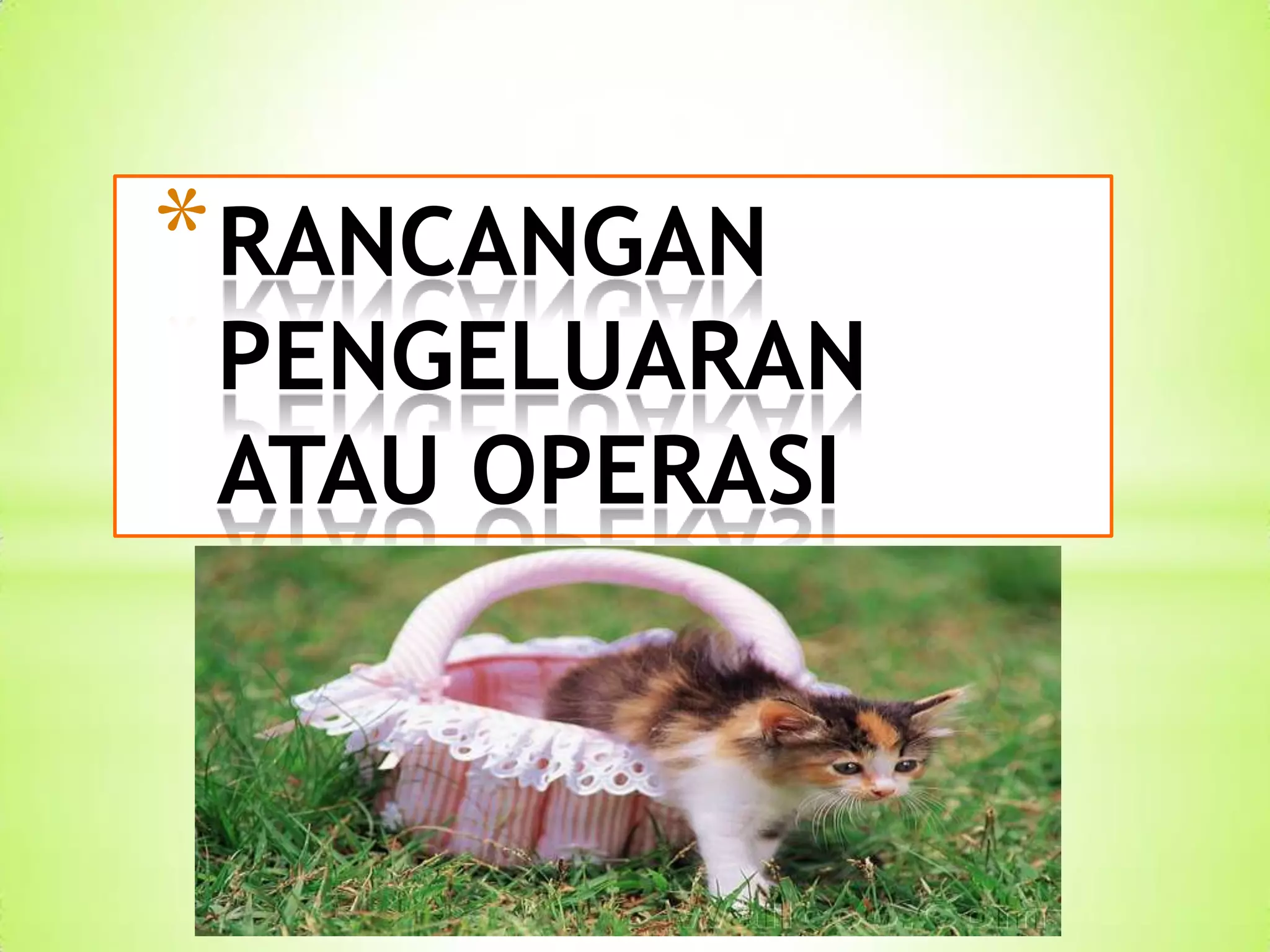 Rancangan pengeluaran atau operasi pengajian perniagaan | PPTX