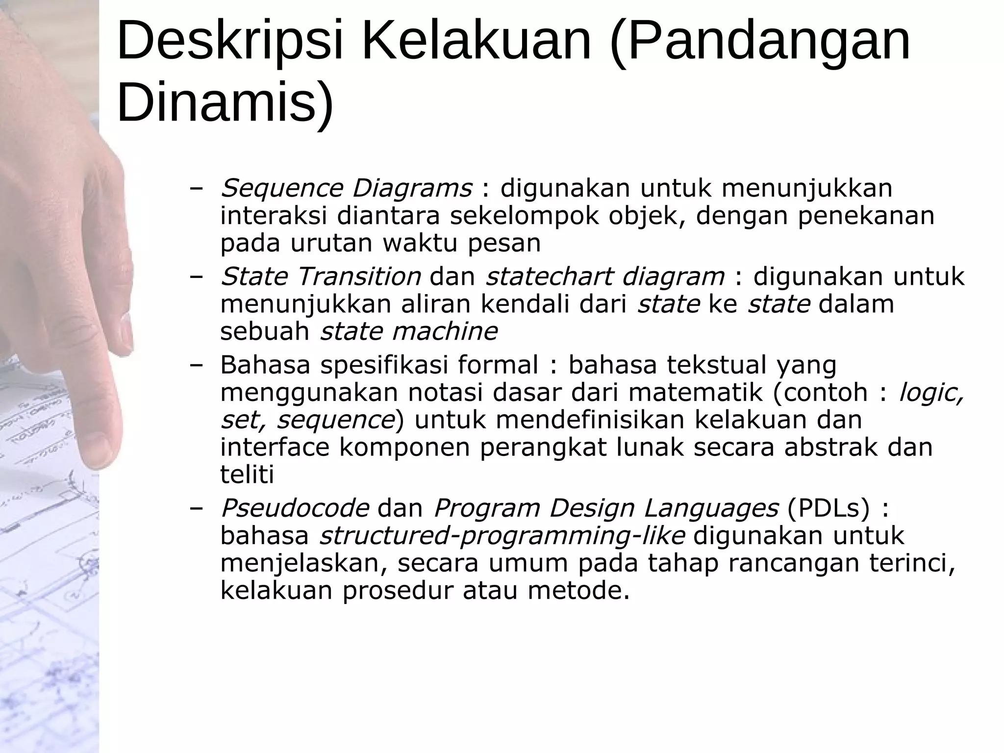 Rancangan perangkat lunak | PPT