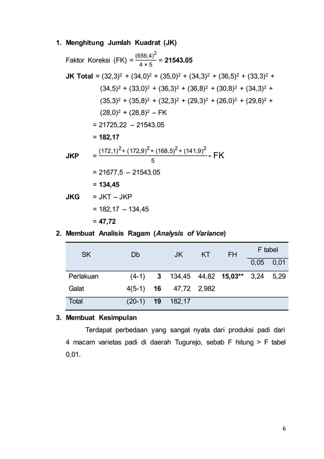 Rancangan percobaan | PDF