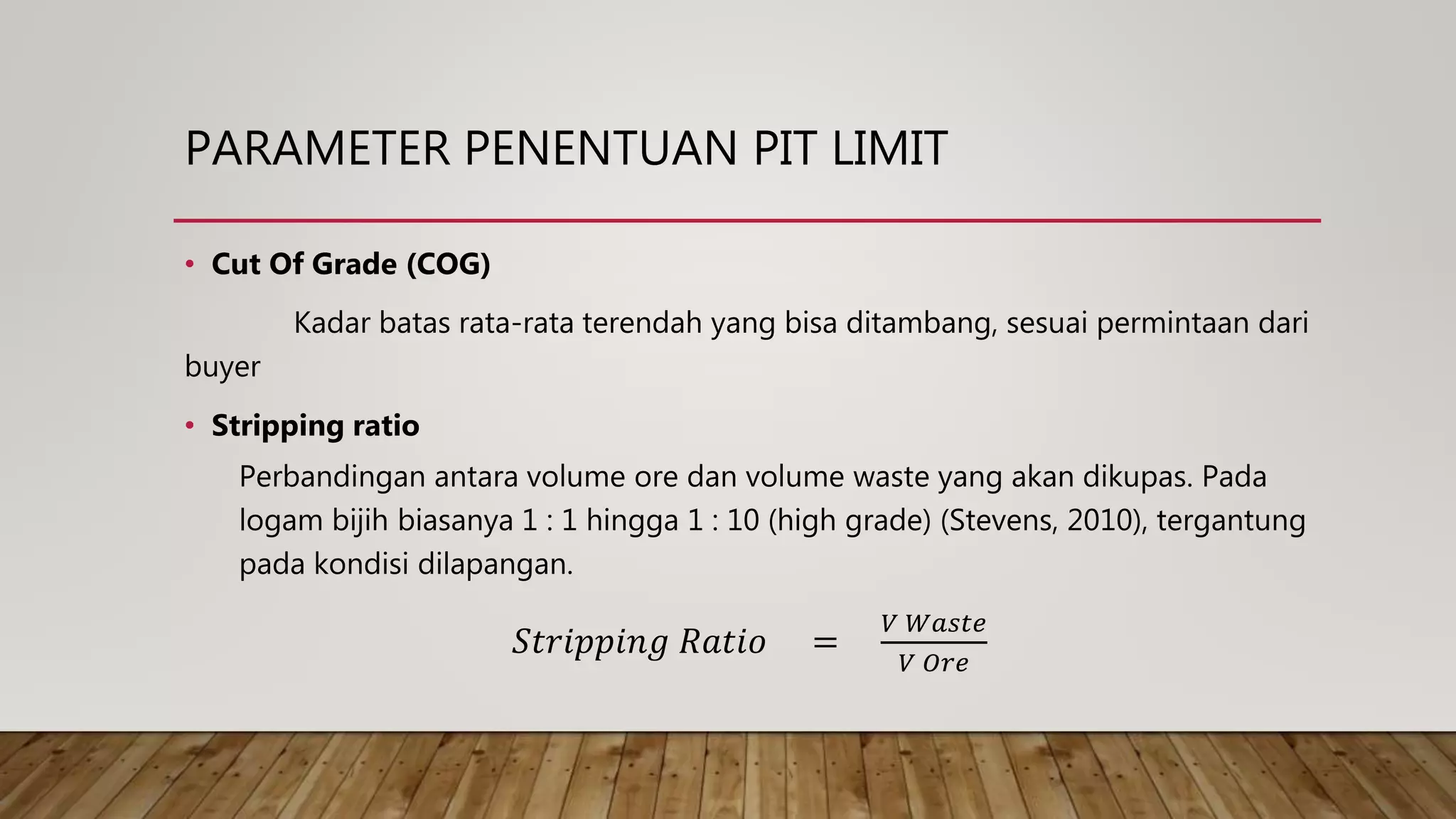 RANCANGAN PIT LIMIT PENAMBANGAN BIJIH NIKEL MENGGUNAKAN METODE.pptx