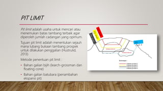 RANCANGAN PIT LIMIT PENAMBANGAN BIJIH NIKEL MENGGUNAKAN METODE.pptx