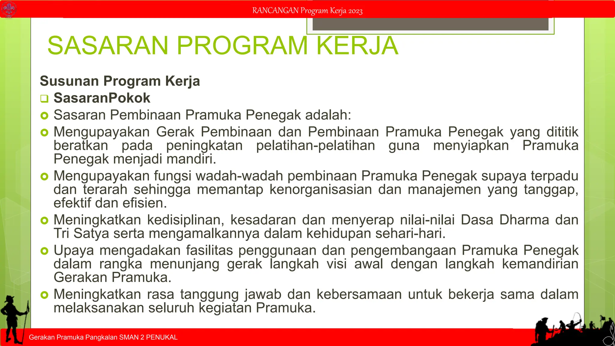RANCANGAN PROGRAM KERJA PRAMUKA SMAN 2 PENUKAL 2023.ppt