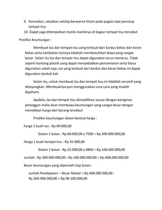 Rancangan Usaha | DOCX