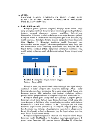 Rancang bangun penjadwalan tugas (task) pada komputasi paralel dengan ...