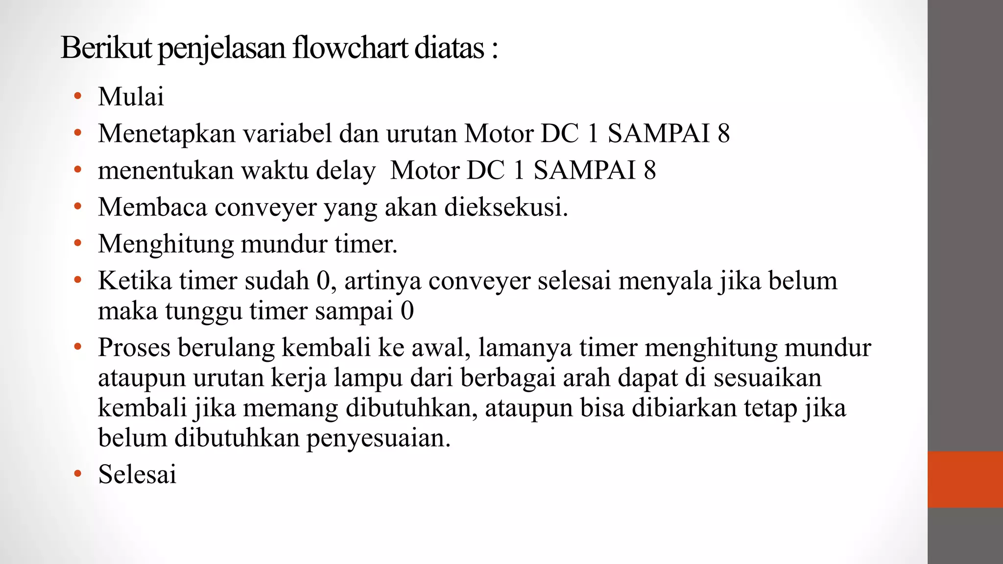 conveyor menggunakan mikroprosesor raspberry pi 3 b+ | PPTX