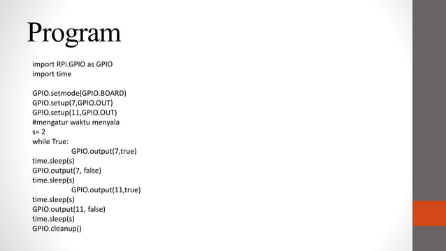 conveyor menggunakan mikroprosesor raspberry pi 3 b+ | PPT