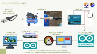 RANCANG BANGUN SISTEM PENGUKURAN PADA ALAT UJI KOMPRESOR UNTUK MENENTUKAN GRAFIK KARAKTERISTIK ...