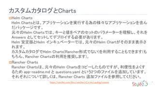 Rancher Charts Introduction | PPTX