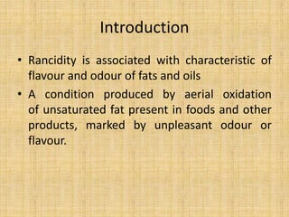 Rancidity | PPTX