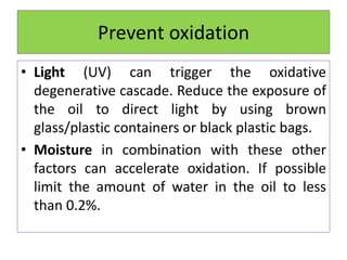 Rancidity and hydrolysis18.07.2020 | Chemistry | Science