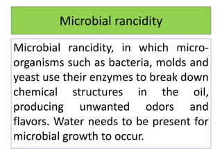 Rancidity and hydrolysis18.07.2020 | Chemistry | Science