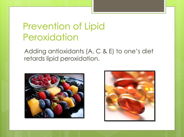 Rancidity & Lipid Peroxidation | PPTX