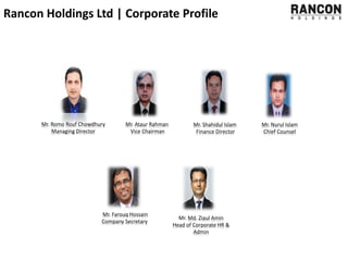 Rancon holding hr & admin yearly report 15-16 | PDF