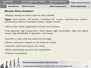 Robotics and Automation Introduction | PPT