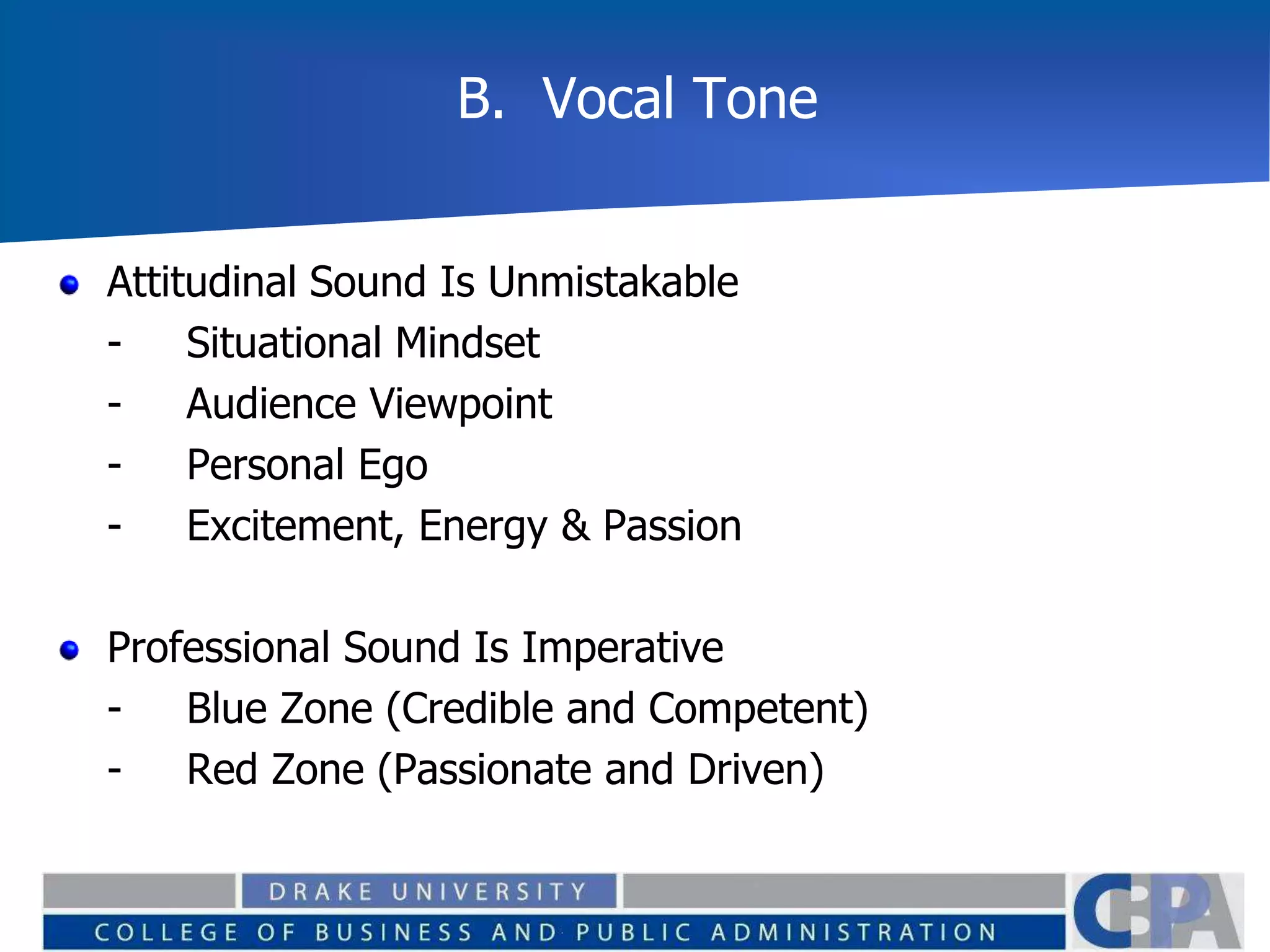 Visual, Voice, & Verbal | PPTX