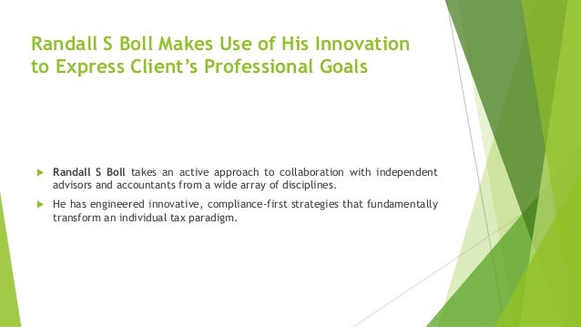 Randall S Boll Takes an Active Approach to Collaboration With ...