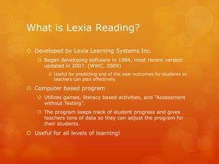 Randi henderson Lexia Reading | PPT