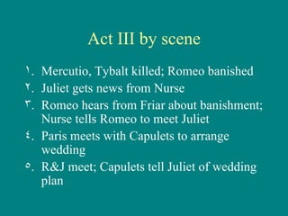 R And J Power Summary | PPT | Fiction | Books and Literature