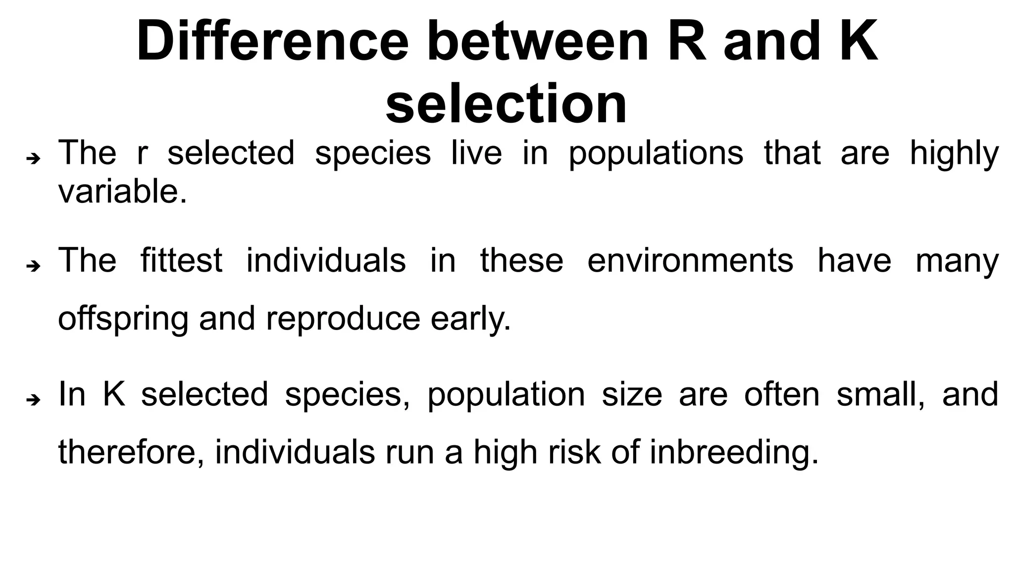R And K Selection Ppt