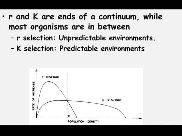 r and k selection | PPT | Biological Sciences | Science