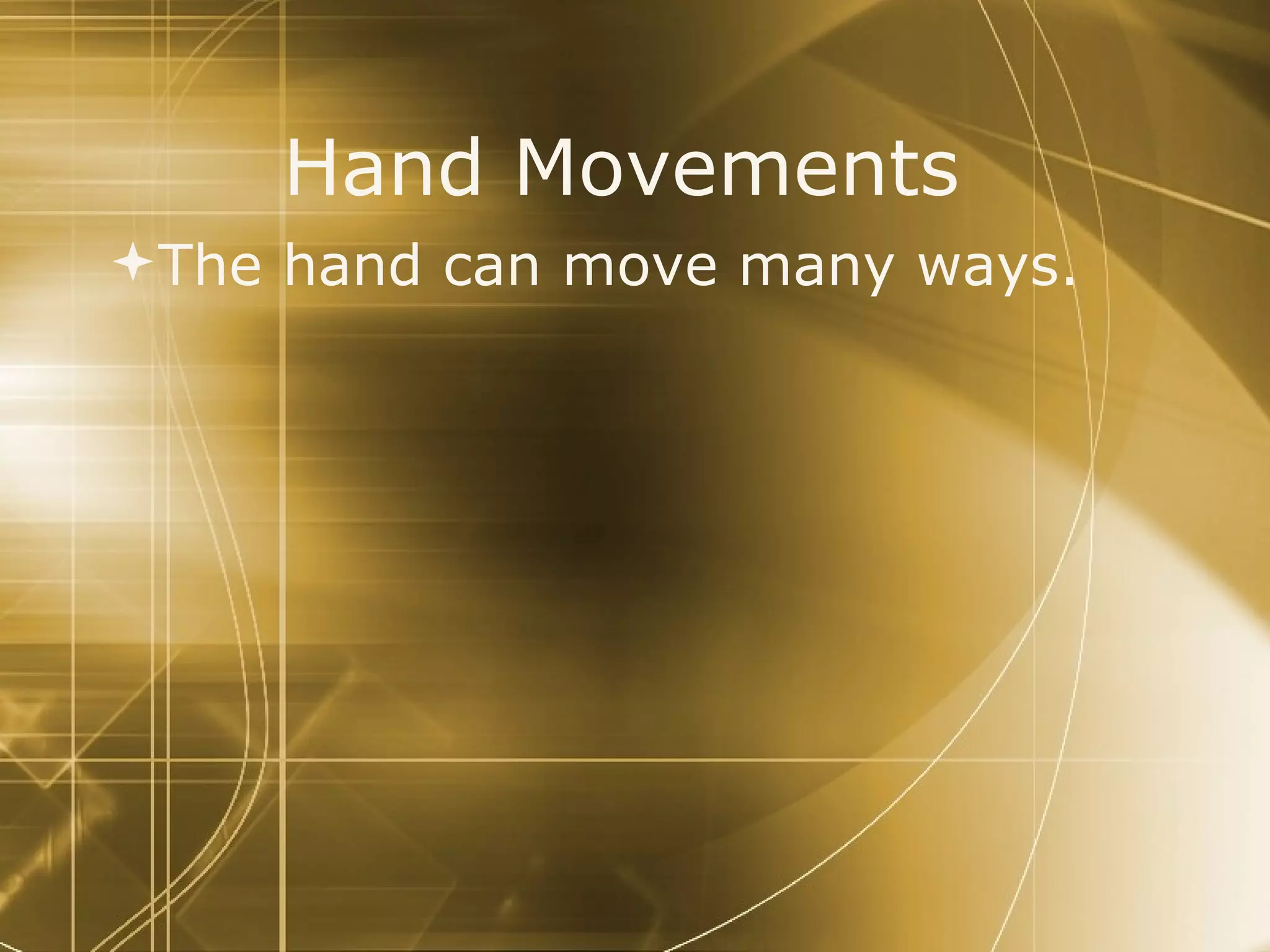 Hands & Fingers | PPT