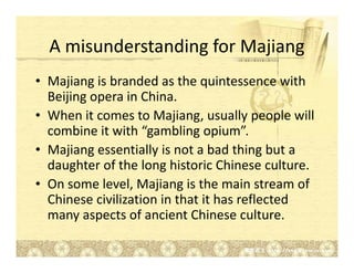 Majiang Civilization | PPT