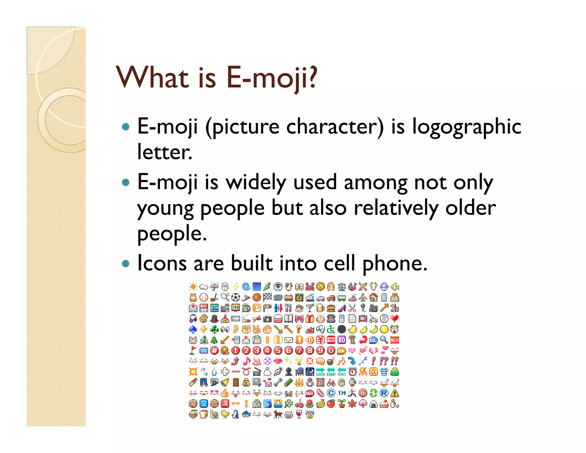 Cellphone Messaging in Japanese Culture | PPT