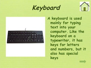 Parts of the computer | PPT