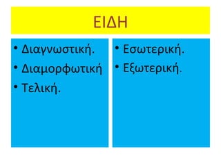 αξιολογηση μαθητη | PPT