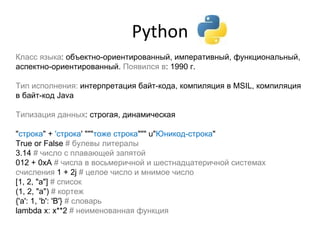 python vs ruby | PPT | Programming Languages | Computing