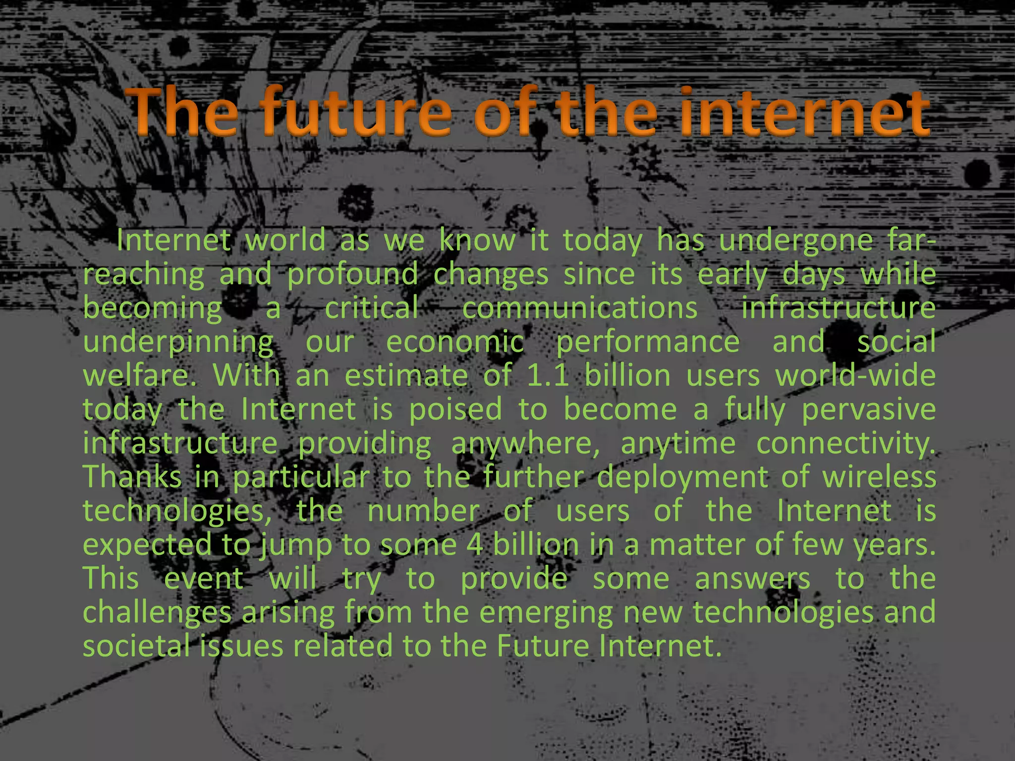The future of the internet | PPT