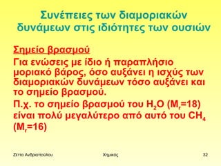 Διαμοριακές δυνάμεις | PPT