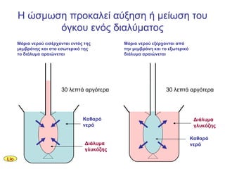 ώσμωση | PPT
