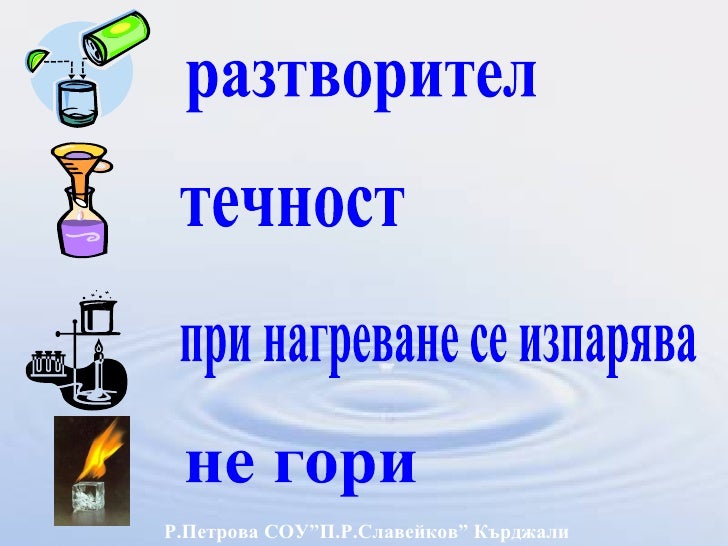 свойства на водата