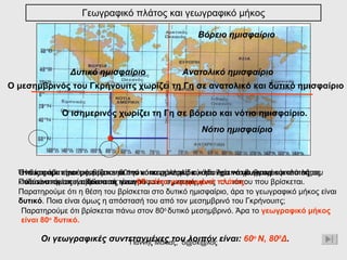 γεωγ. πλάτος γεωγρ. μήκος | PPS