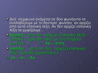 ΣΥΛΛΑΒΙΣΜΟΣ | PPT