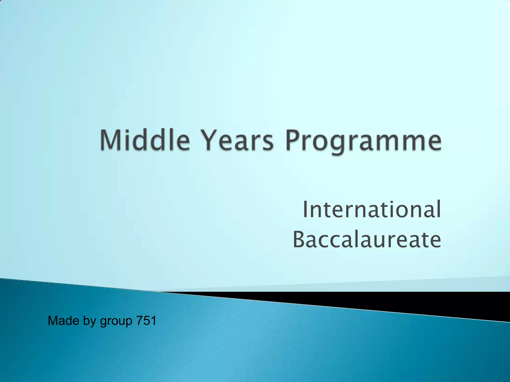 MYP of IB | PPTX