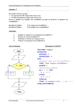 ΑΕΠΠ: Δομή Επιλογής - Μέρος Α΄ | PDF