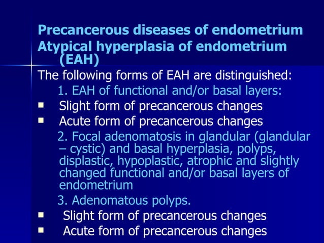Endometrium Hyperplastic Processes | PPT