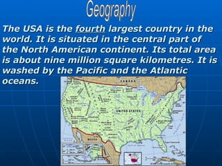 Geography and Population of the USA | PPT