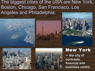 The Cities of the USA | PPT