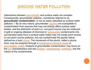 water pollution | PPTX
