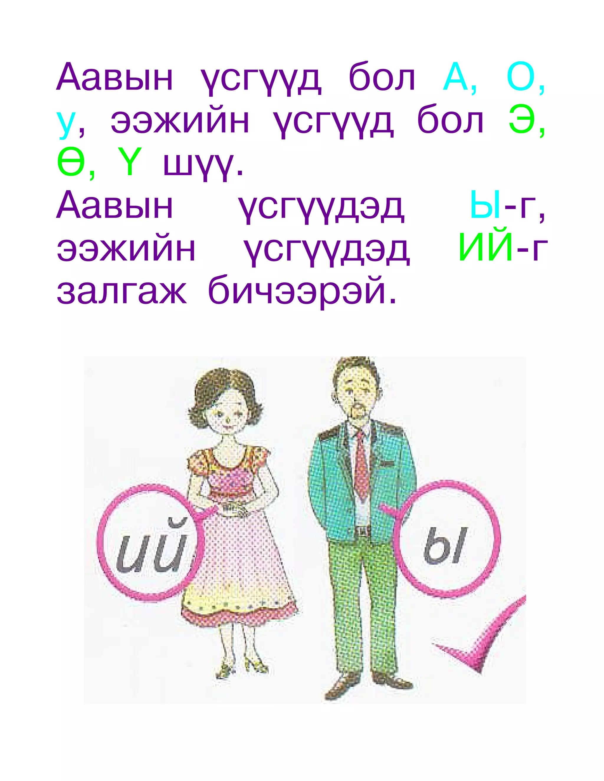 ы, ий ийн дүрэм | PDF